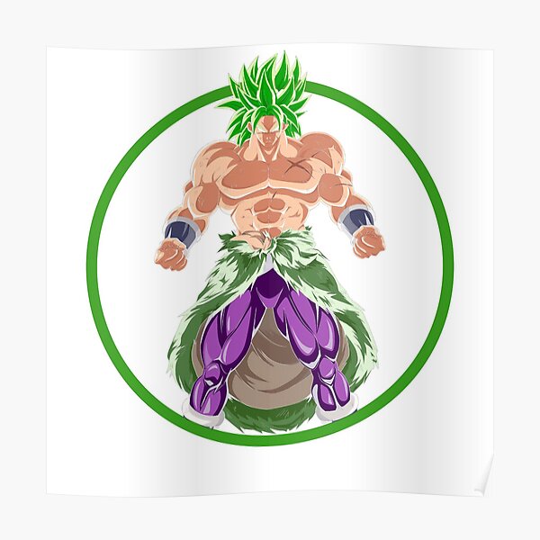"Broly LSSJ" Poster by LegendaryVortex | Redbubble