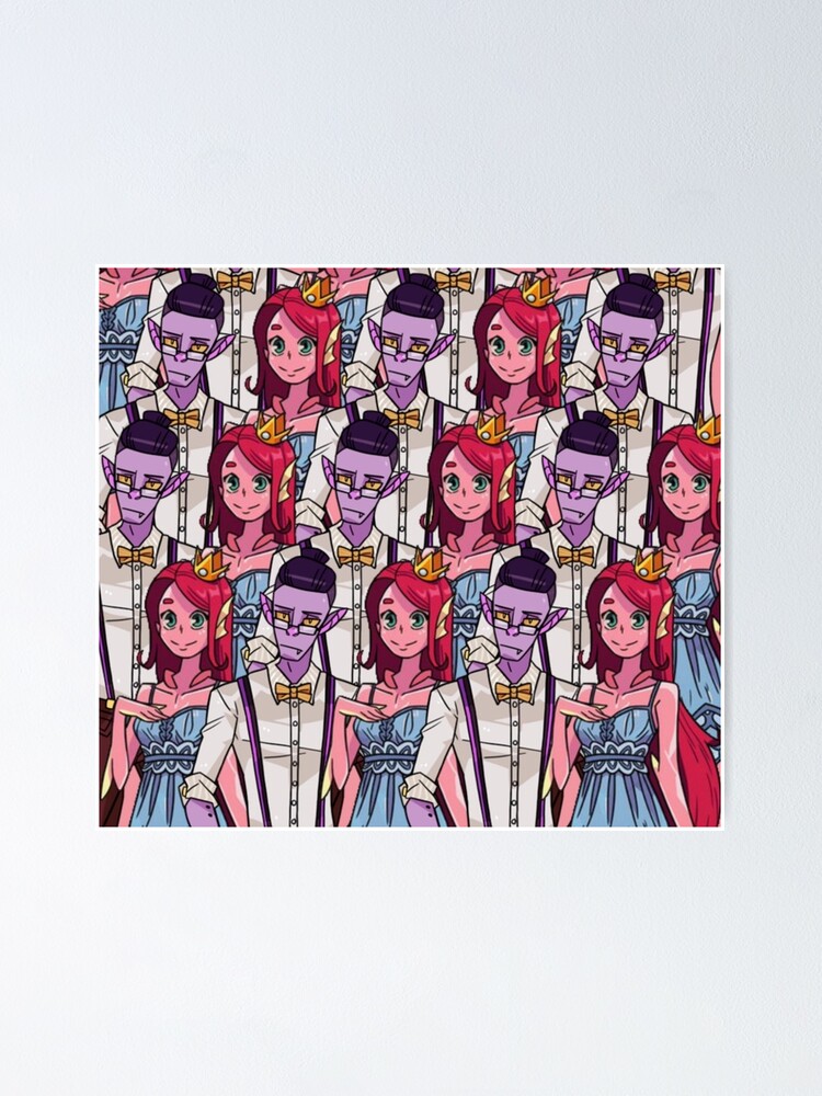 "Monster Prom: Miranda/Liam" Poster by raybound420 | Redbubble