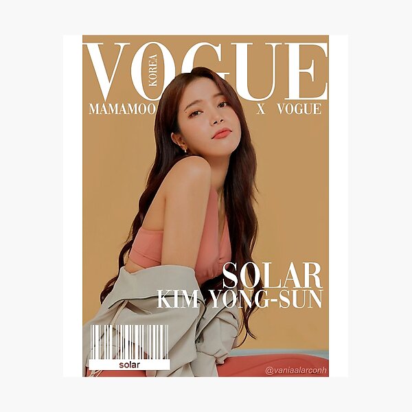 Lámina fotográfica «Póster Portada de la revista solar MAMAMOO» de ...