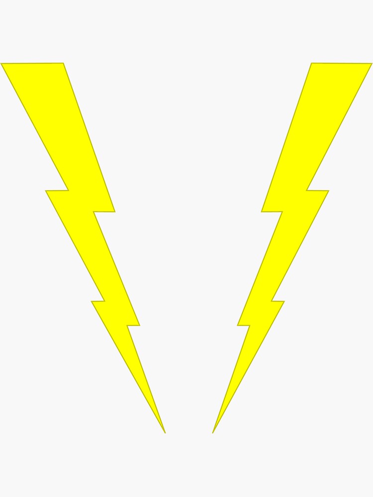 "Double Bolts" Sticker for Sale by kerchow | Redbubble