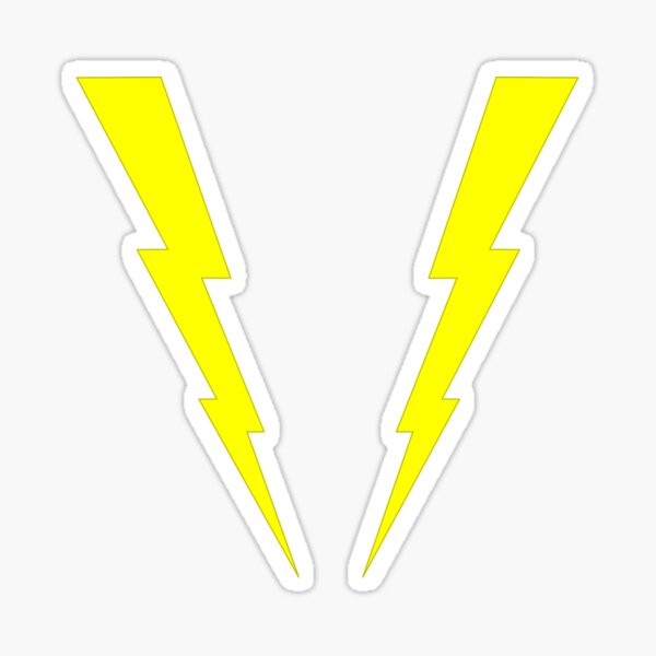"Double Bolts" Sticker for Sale by kerchow | Redbubble