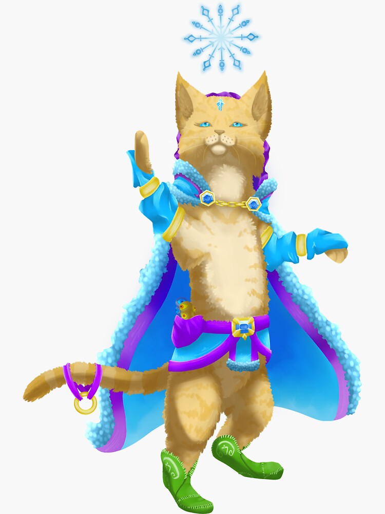 "Crystal Maiden Cat - Dota 2 " Sticker for Sale by Catalie-Art | Redbubble