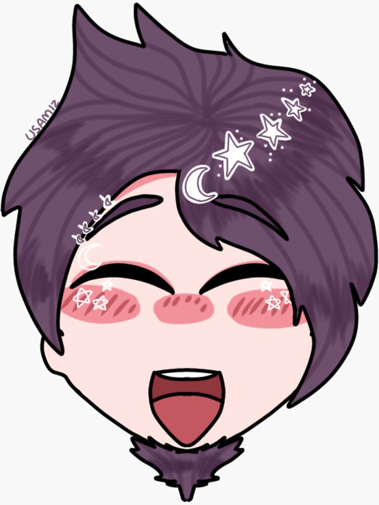 "chibi kaito!" Sticker by usamiz | Redbubble