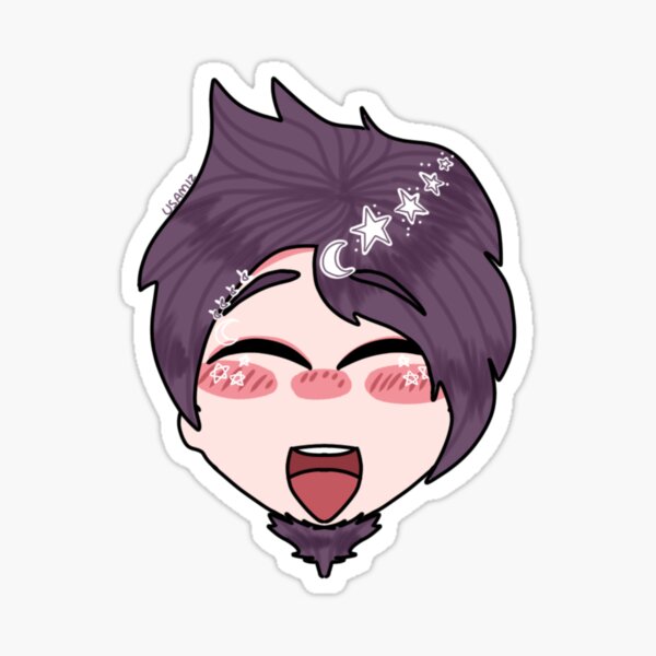 "chibi kaito!" Sticker by usamiz | Redbubble