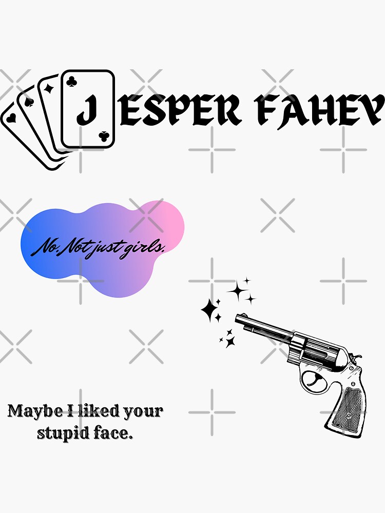 "Jesper Pack" Sticker by aliceofspades | Redbubble