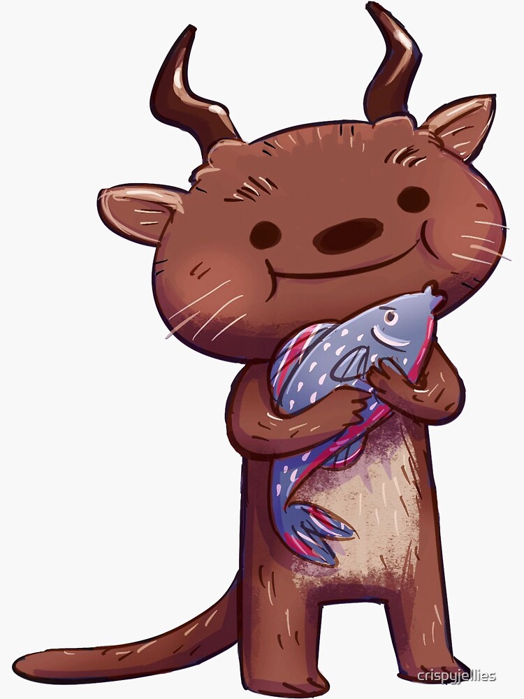 "Mephi!" Sticker for Sale by crispyjellies | Redbubble