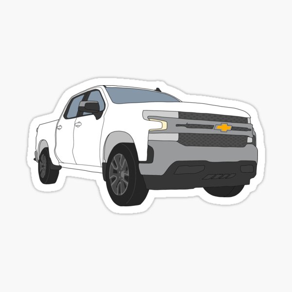 "Chevrolet Silverado Duramax" Sticker by kdubiel00 | Redbubble