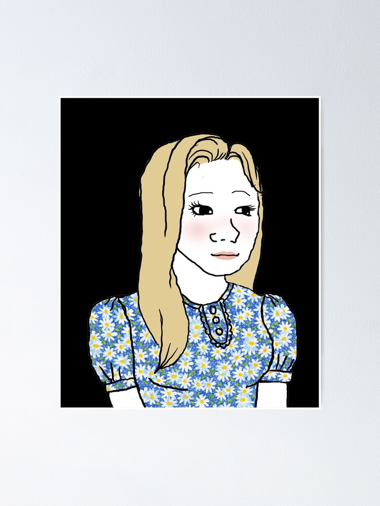 Póster «Trad Girl Trad Wife Meme» de putonmemes | Redbubble
