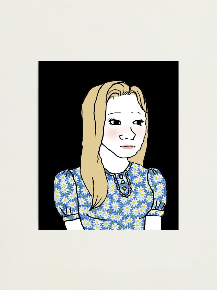 "Trad Girl Trad Wife Meme" Photographic Print for Sale by putonmemes ...