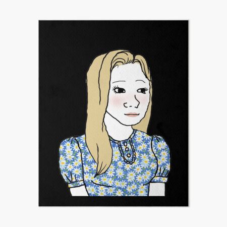 "Trad Girl Trad Wife Meme" Art Board Print for Sale by putonmemes ...