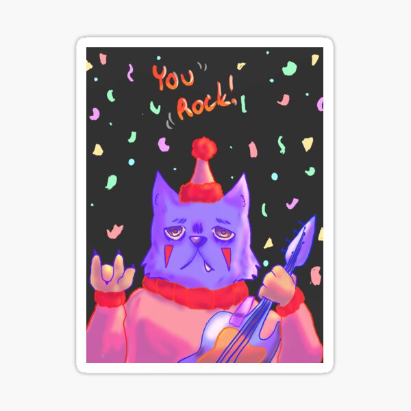 "You Rock!" Sticker for Sale by The-Quinzor | Redbubble
