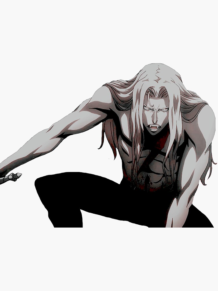 "Alucard" Sticker for Sale by Dracudoll | Redbubble