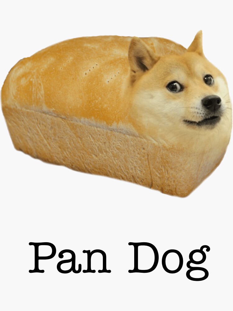 "Funny Pan Dog meme" Sticker for Sale by OSfashion | Redbubble