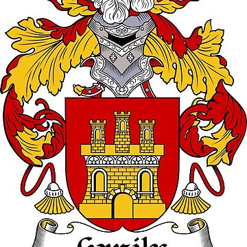 "Gonzales Coat of Arms/Family Crest" Sticker for Sale by carpediem6655 ...