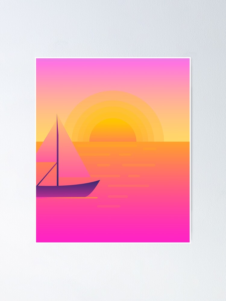 "Sunset is my favorite color" Poster for Sale by Youssef02 | Redbubble