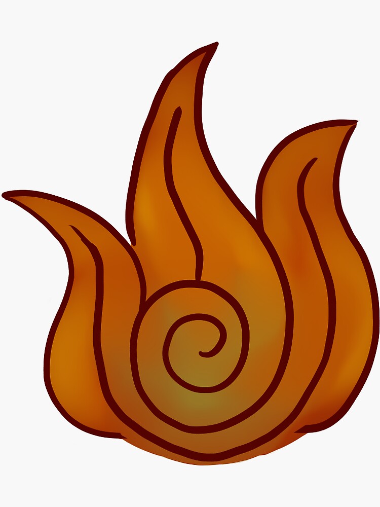 "Firebender ATLA fire nation avatar the last airbender" Sticker for ...