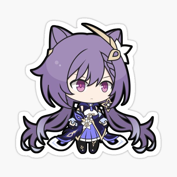 "Keqing - Genshin Impact" Sticker for Sale by KyraWaifu | Redbubble
