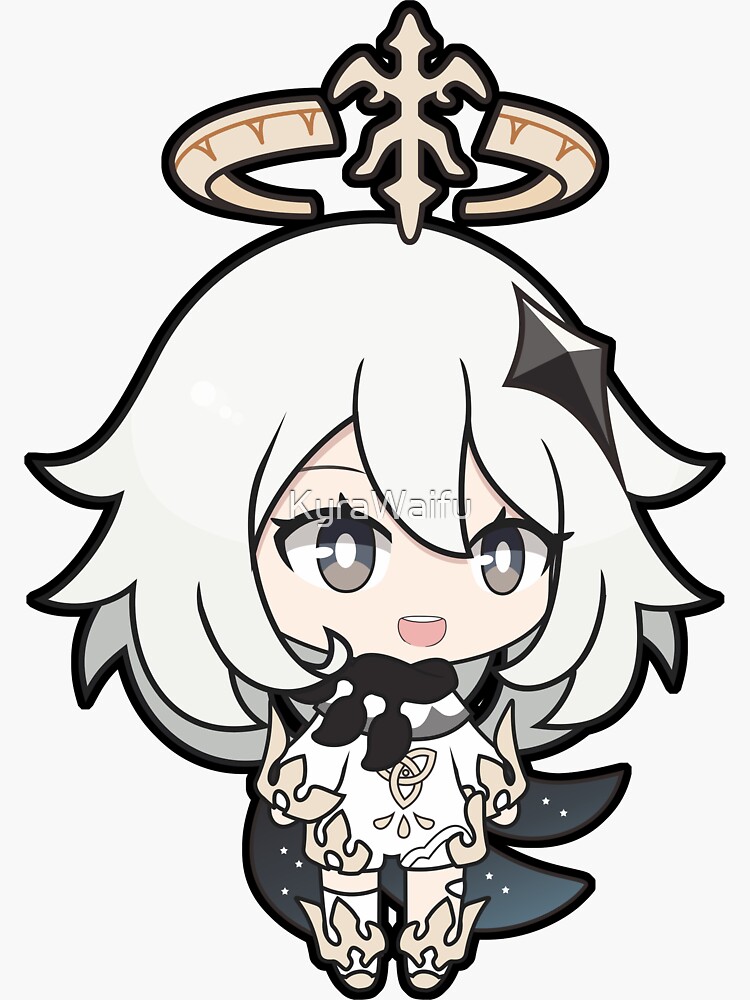 "Paimon - Genshin Impact" Sticker by KyraWaifu | Redbubble