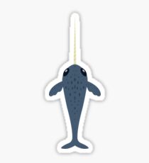 Cute Narwhal: Stickers | Redbubble