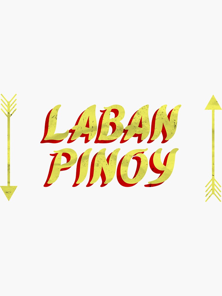 "Laban Pinoy" Sticker for Sale by Paupaupo | Redbubble