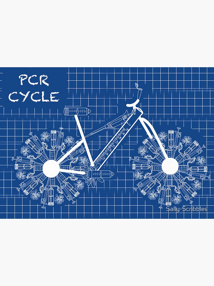 "PCR Cycle " Sticker for Sale by Sally-Scribbles | Redbubble