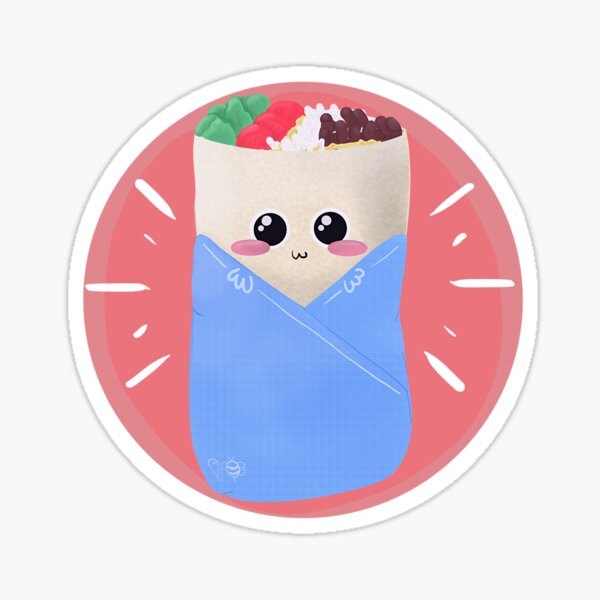 "El Burrito " Sticker by fishandhoney | Redbubble
