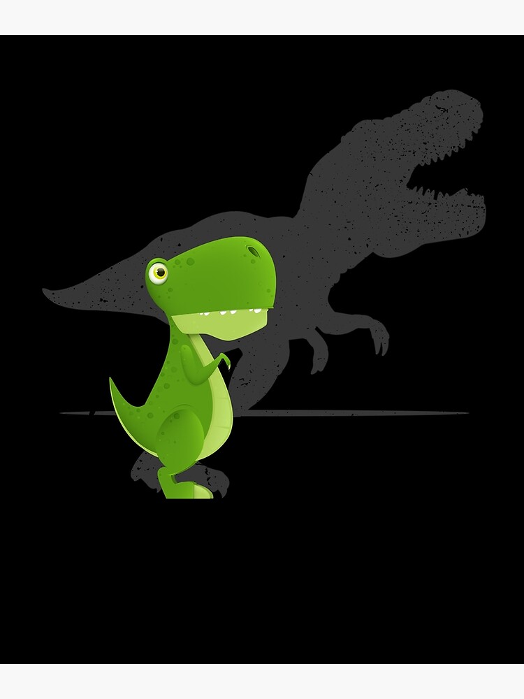 "Dinosaur T-Rex Shadow" Poster for Sale by BLake77777 | Redbubble