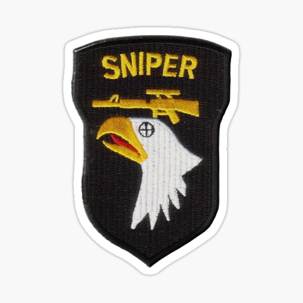 "Sniper" Sticker for Sale by lawrencebaird | Redbubble
