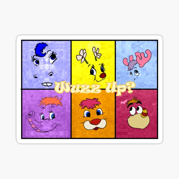 "Wuzz Up?" Sticker for Sale by princeeric89 | Redbubble