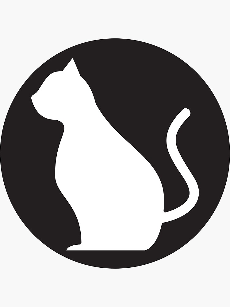 "Pop cat click" Sticker for Sale by RetroOG | Redbubble