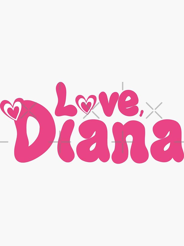 "Baby Diana and Roma, love Diana" Sticker for Sale by graphic-genie ...