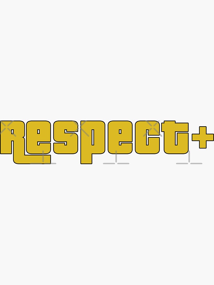 "Respect" Sticker by dimitar-pnankov | Redbubble