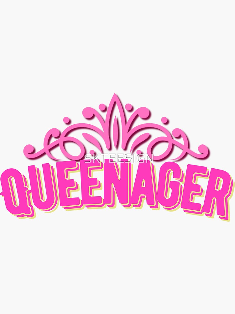 "Queenager Sticker | QueenAger New Sticker" Sticker for Sale by ...