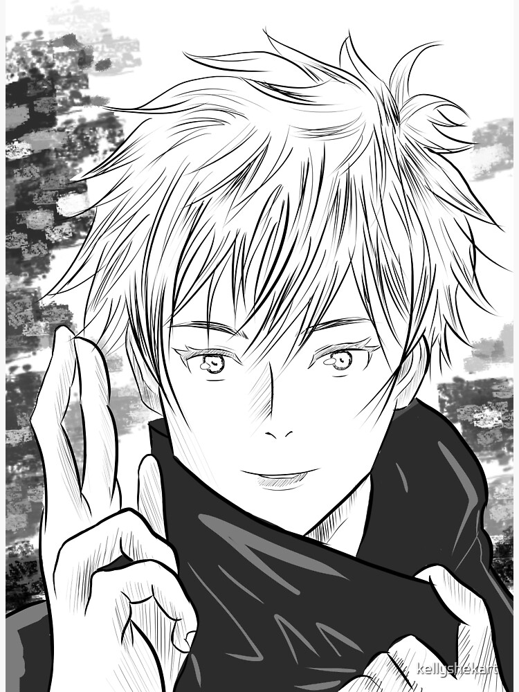 "Gojo Satoru 'Infinite Void' " Art Print for Sale by kellyshekart ...