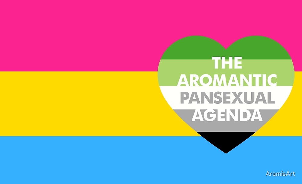 "Aromantic Pansexual Agenda" by AramisArt | Redbubble