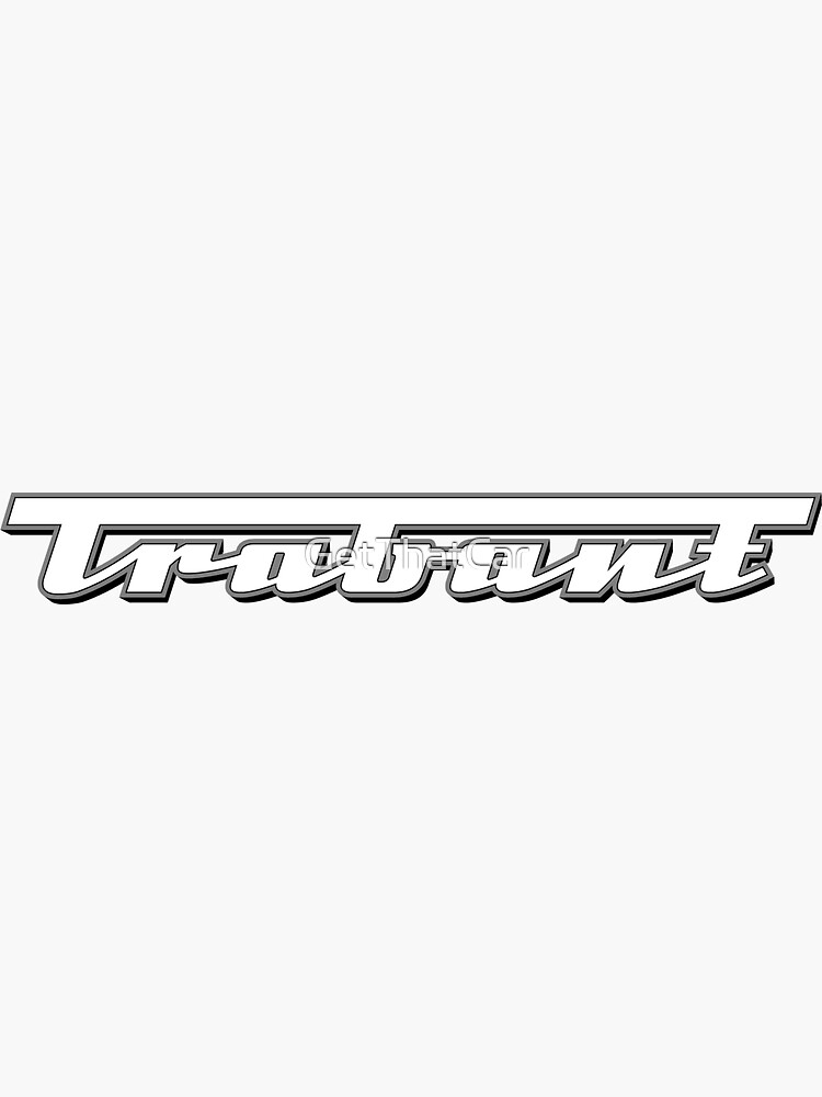 "Trabant logo 3D" Sticker by VEB Ostladen | Redbubble