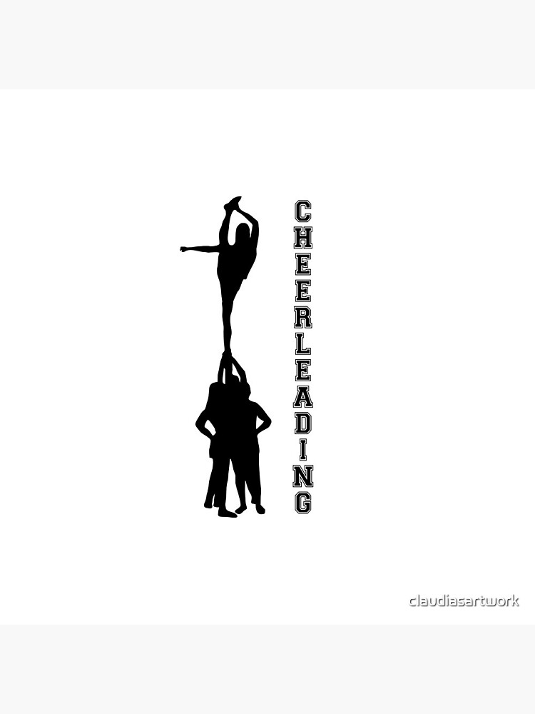 Cheerleading Needle Silhouette