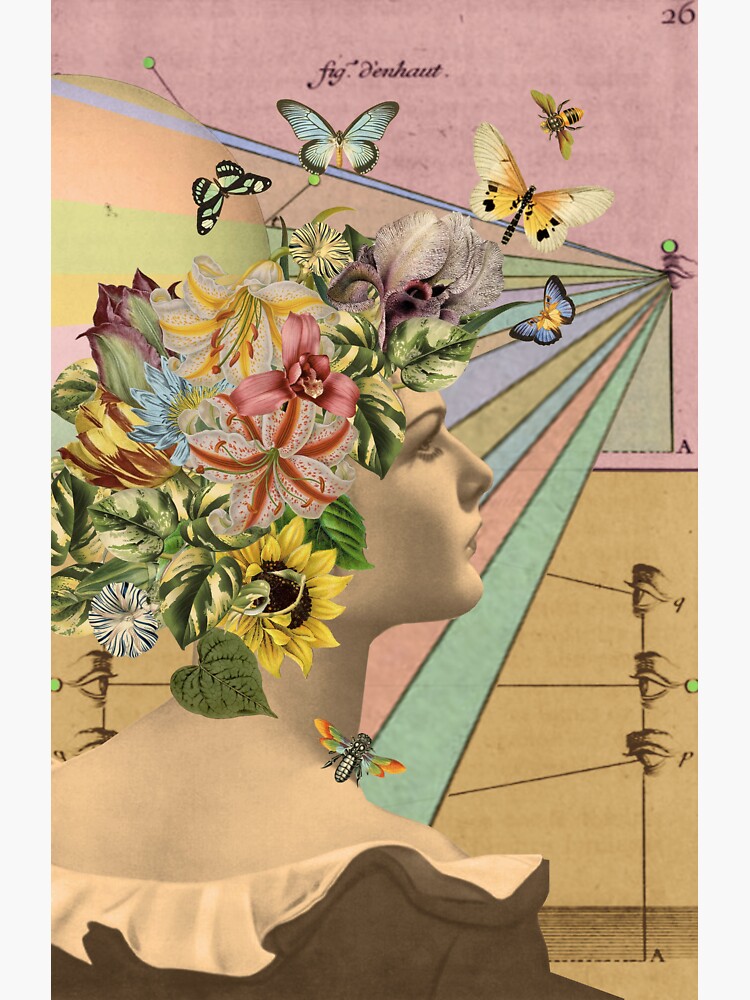 "FLO" Sticker by julialillard | Redbubble