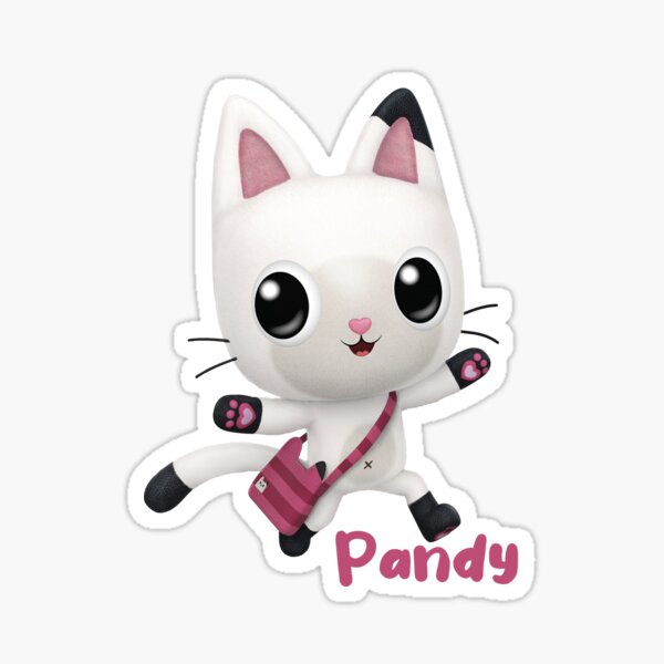 "Gabbys Dollhouse - Pandy Cat" Sticker by meangelahhh | Redbubble
