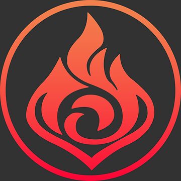 "Pyro Element Genshin Impact" Photographic Print for Sale by ...