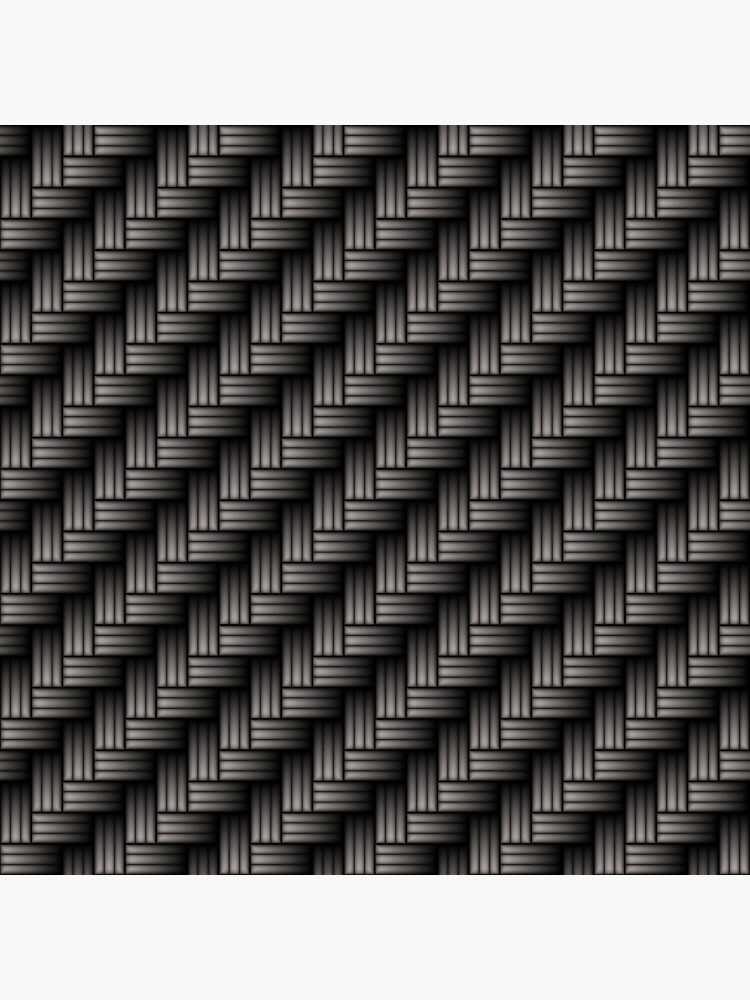 "Carbon Fiber Braid" Sticker by Sybille-Yates | Redbubble