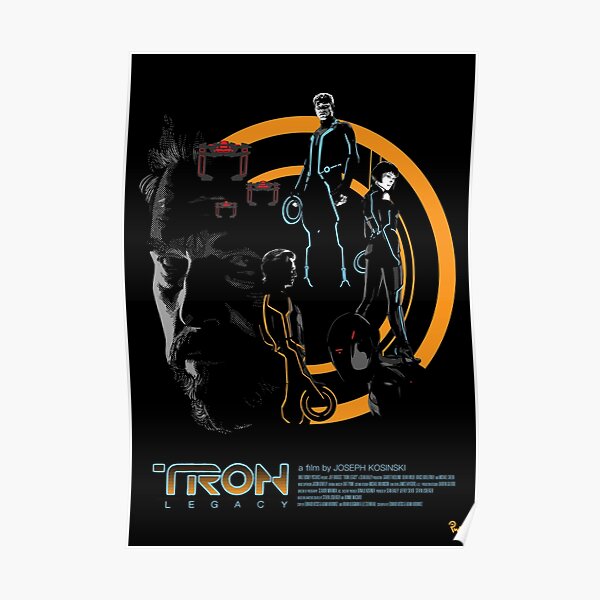 "Tron Legacy (2021 Version)" Poster for Sale by pwhiteboard | Redbubble