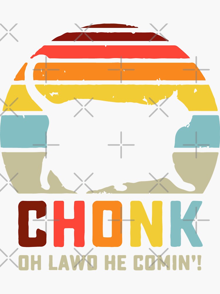 "Chonk Cat Scale chonk" Sticker for Sale by shaletrp | Redbubble