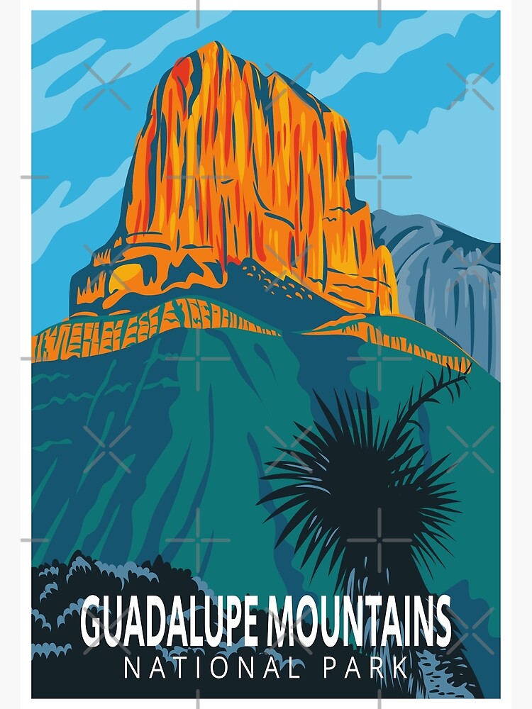 "Guadalupe Mountains National Park" Poster by Home-Spirit | Redbubble
