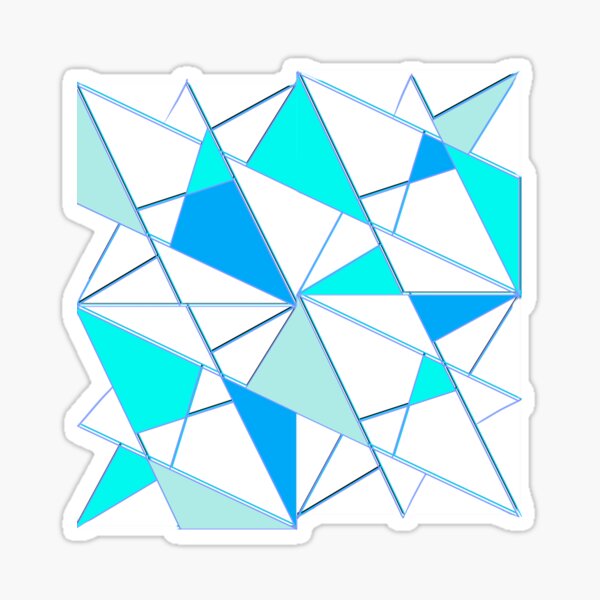 "Geometry" Sticker by Art-by-YEK | Redbubble