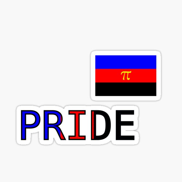 "Polyamorous Pride Flag Design" Sticker for Sale by Ellory--Rose ...