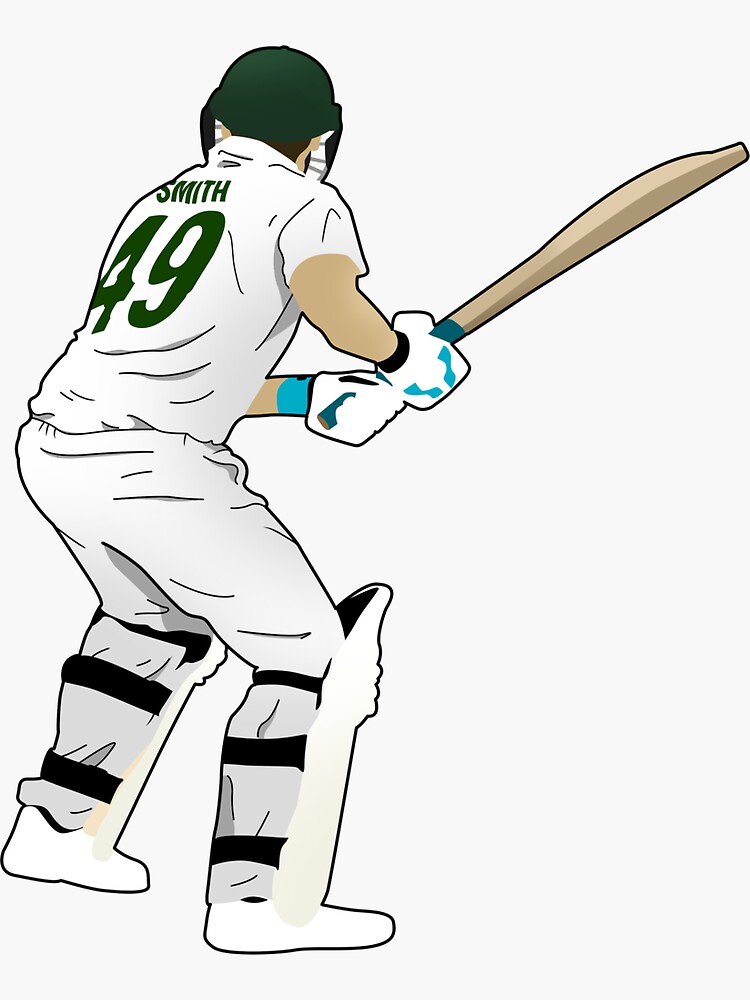 "Steve Smith" Sticker for Sale by HitFor6 | Redbubble