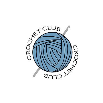 "CROCHET CLUB logo" Poster for Sale by eleanor27 | Redbubble