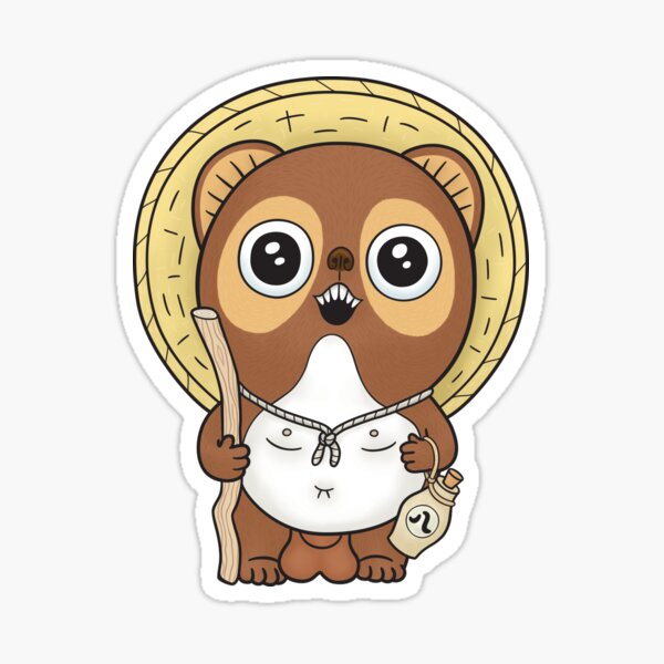 "Tanuki" Sticker by tallrabbit | Redbubble