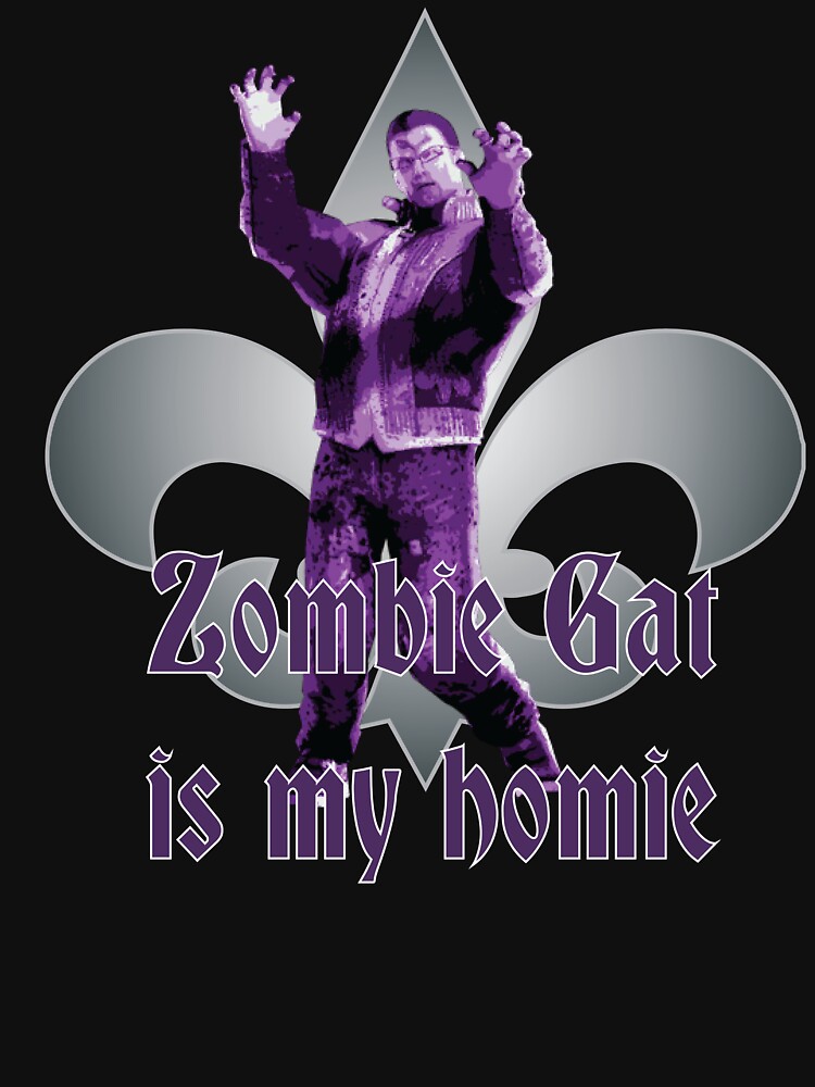 "Zombie Gat is my Homie" T-shirt by Fishbug | Redbubble
